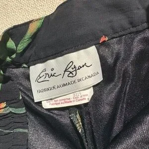 Eric Ryan | Pants & Jumpsuits | Eric Ryan Canada Vintage Floral Black ...